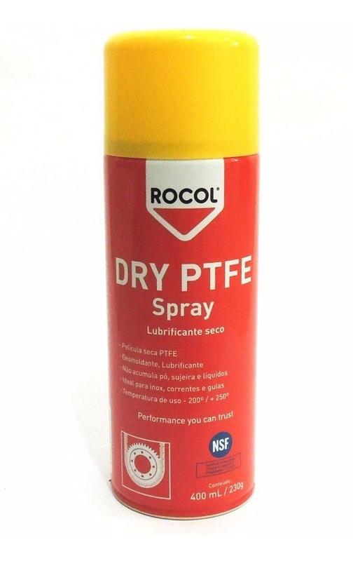 DRY FILM PTFE SPRAY - 400 ml - 230g - ROCOL / ITW - Óleos e ...