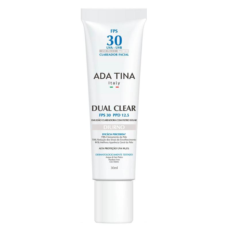 Dual Clear Diurno Ada Tina - Clareador Facial - Fps 30 - Clareador ...