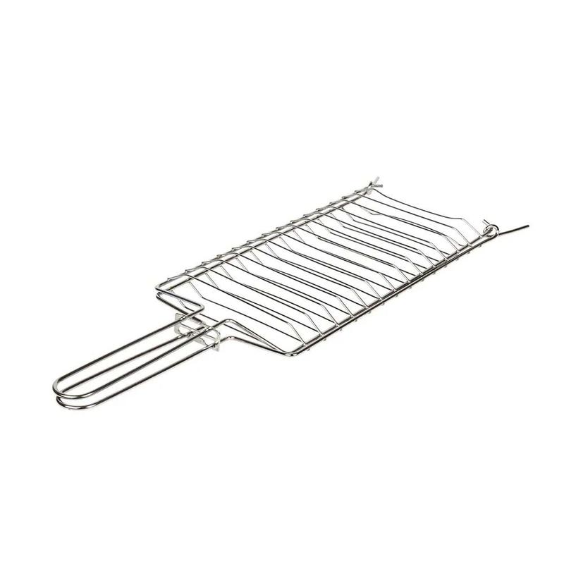 Duas Grelhas Dupla Peixe Linguiça Tulipa Coxa Super Grill 01 - MOR ...