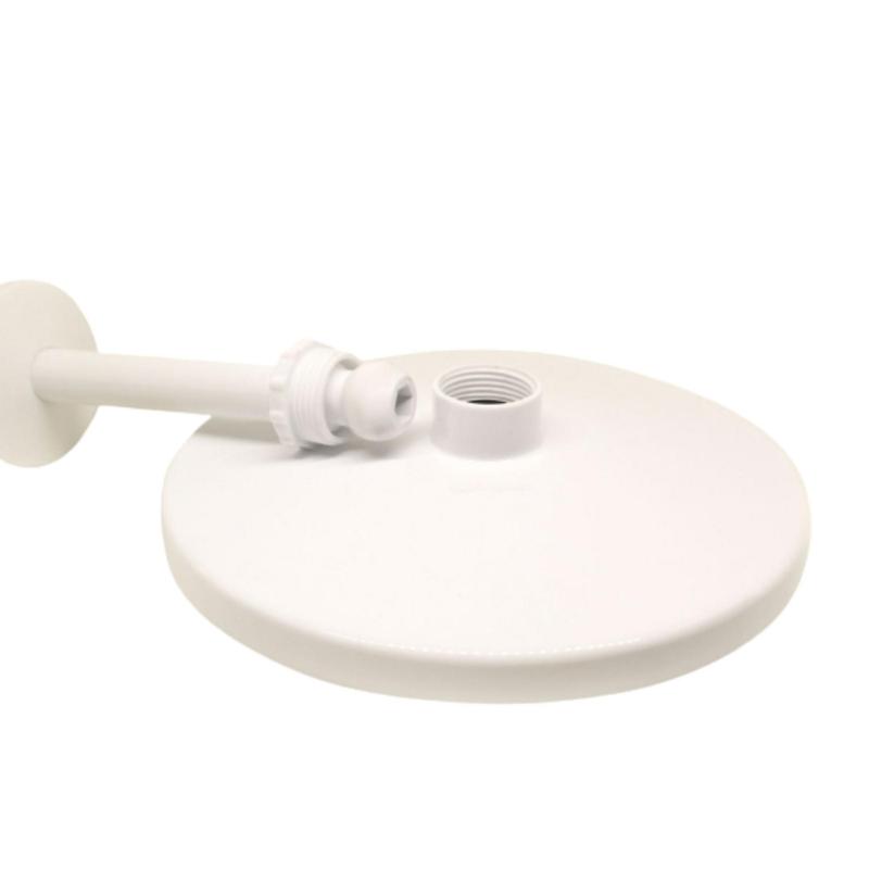 Ducha Chuveiro Redondo 9 Polegadas Abs Branco Articulado Teto Piscina ...