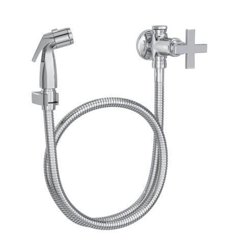 Ducha Higiênica c/ Registro e Derivação Clean Cromado 1984.C.CLN.ACT ...