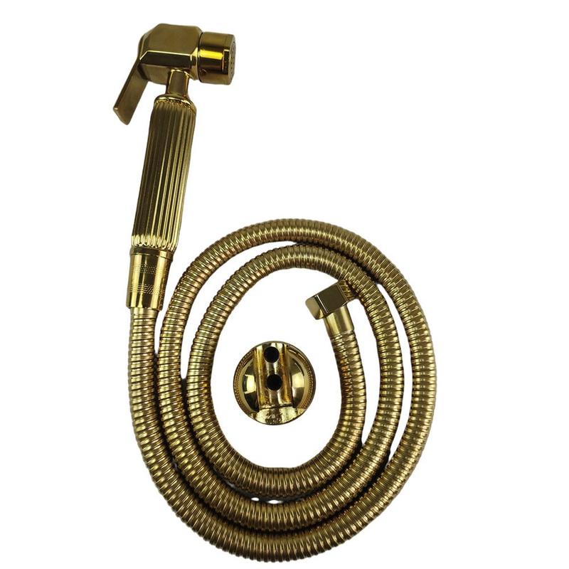 Ducha Higienica Chuveirinho Luxo Bide Cromo Aço Inox Intimo Suporte ...