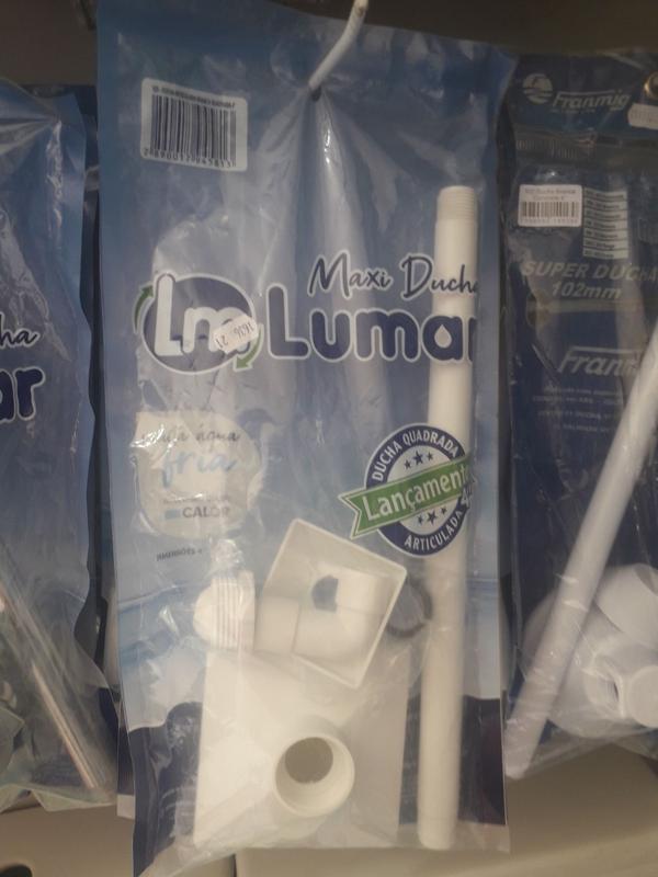 Ducha quadrada - Lumar - Ducha - Magazine Luiza