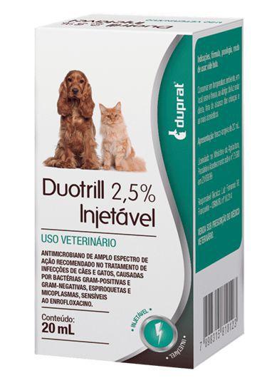 Duotrill 2,5% Injetável Duprat 20ml - Farmácia Pet - Magazine Luiza