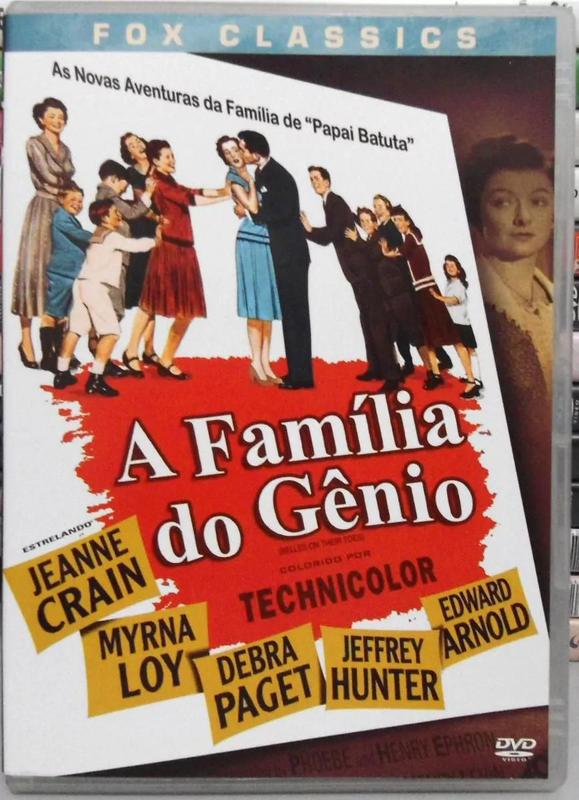 Dvd A Familia Do Gênio - Jeanne Crain - fox - Livros de Literatura ...