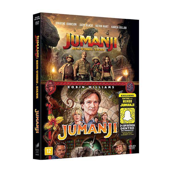 DVD Box - Coleção Jumanji - Sony Pictures - Filmes de Ação e Aventura ...