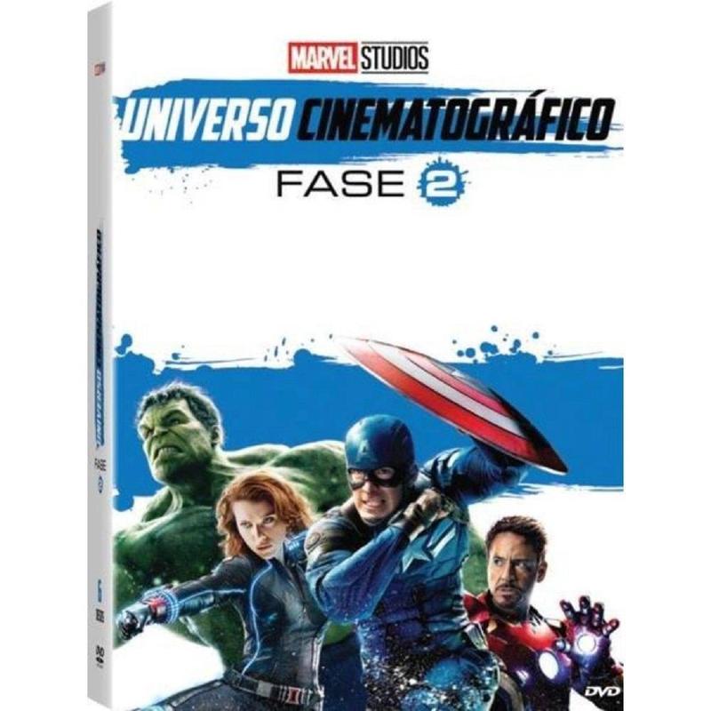 Dvd Box - Universo Cinematográfico Fase 2 - 6 Discos - Marvel Studios ...