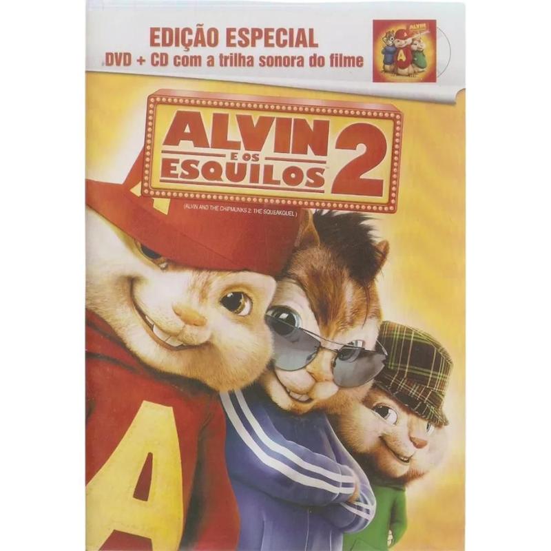 Dvd + Cd Alvin E Os Esquilos 2 - Fox Filmes - Filmes - Magazine Luiza