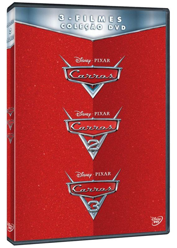 DVD Coleção Carros - 3 Discos - Disney - Filmes - Magazine Luiza