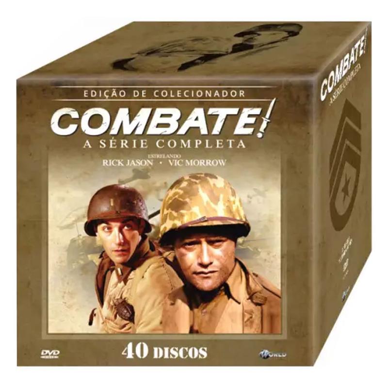 DVD -COMBATE! A Série Completa - Digibook 40 Discos - World Classics ...