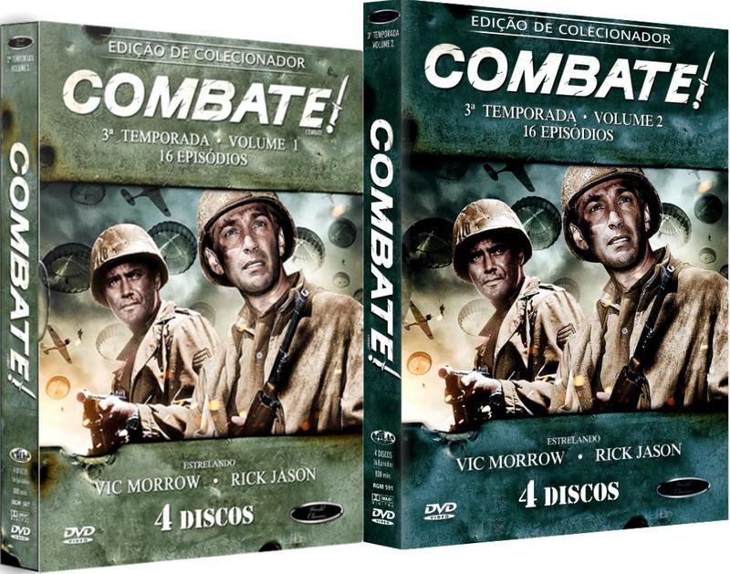 DVD COMBATE - Terceira Temporada Completa, 8 Discos - World Classics ...