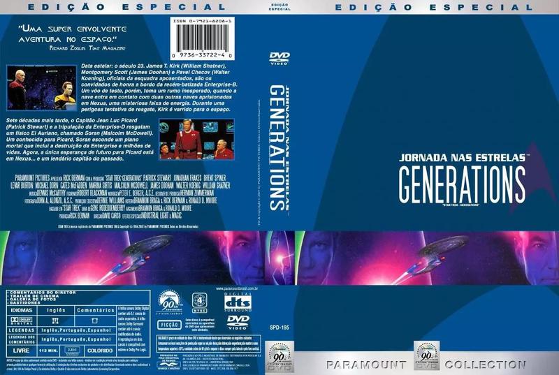 Dvd Duplo Jornada Nas Estrelas - Generations - paramount - Filmes ...