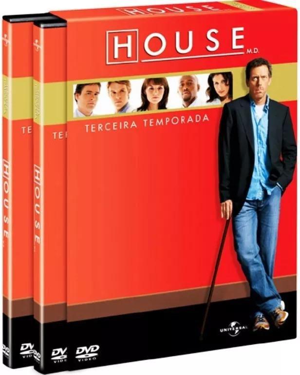 Dvd House - 3ª Temporada - 6 Dvds - UNIVERSAL - Revista HQ - Magazine Luiza