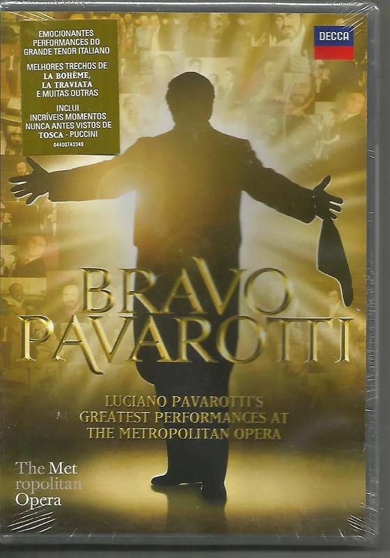 DVD Luciano Pavarotti Bravo - Universal - Livros de Administração ...
