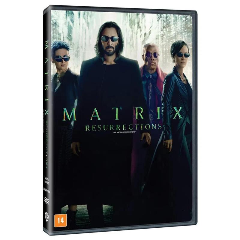 Dvd Matrix 4 Resurrection - Keanu Reeves Filme 2022 Original - Warner ...