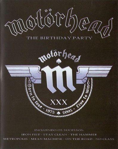 Dvd motorhead the birthday party - RB - Livros de Arte e Fotografia ...