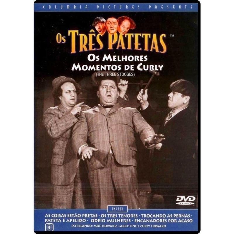 Dvd Os Três Patetas - Os Melhores Momentos De Curly - Sony Pictures ...