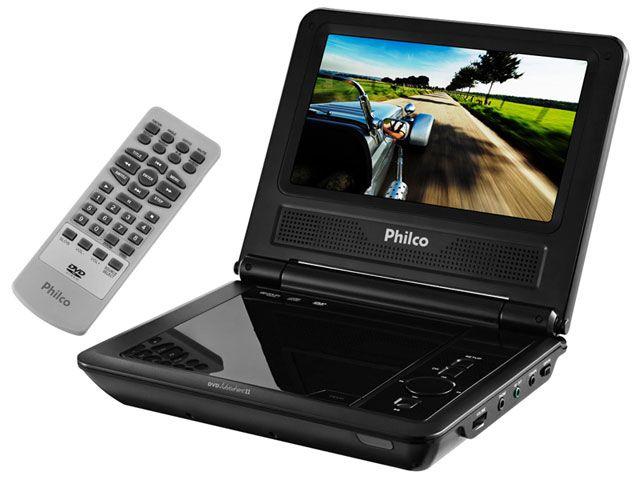 DVD Player Portátil LCD 7 Polegadas - Philco Adventure II PHB2 - Dvd ...