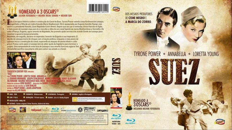 DVD - Suez - Tyrone Power - classic line - Livros de Literatura - Magazine Luiza