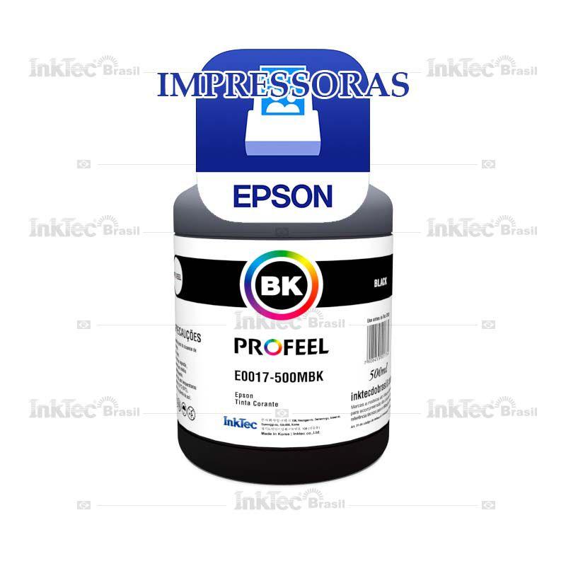 E0017 500ml Corante Premium Plus Profeel InkTec - Black - Pintura ...