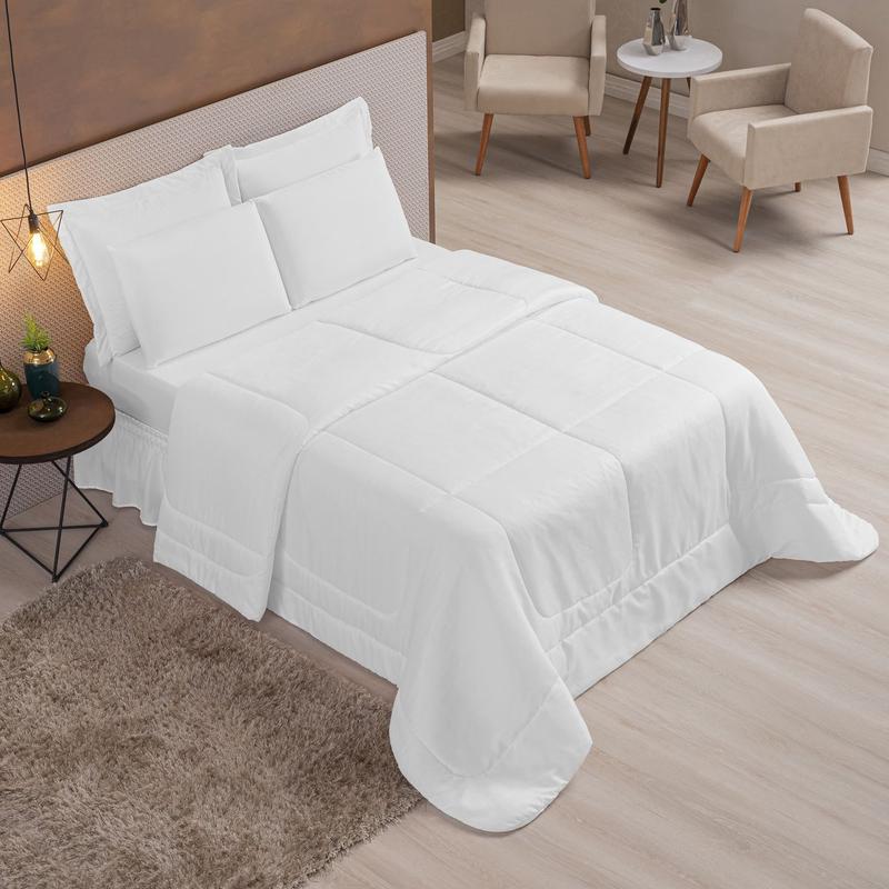 Edredom Super King Size Dupla Face Premium Varias Cores - Enzo Enxovais ...