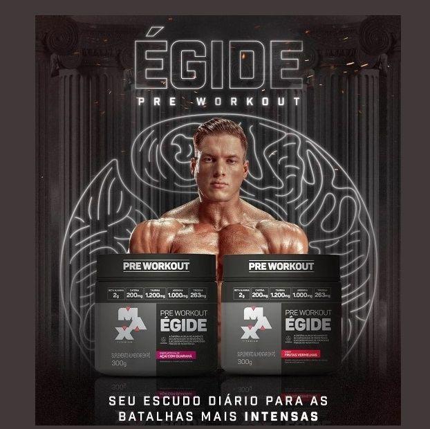 Égide Pre-Workout (300g) - Sabor Limão - Max Titanium - Pré Treino ...