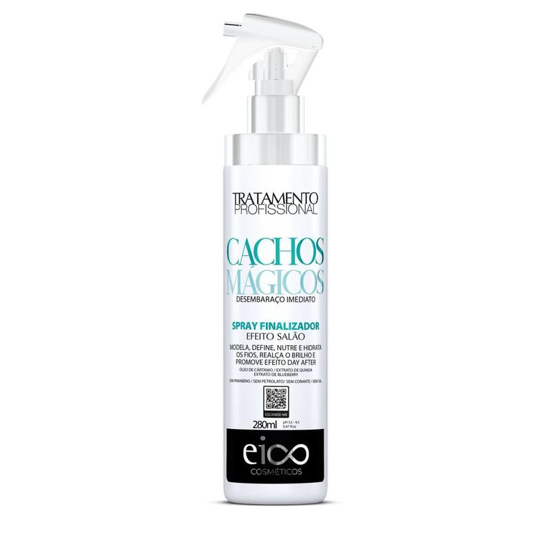 Eico Cachos Mágicos - Spray Umidificador de Cachos 280ml - Umidificador ...