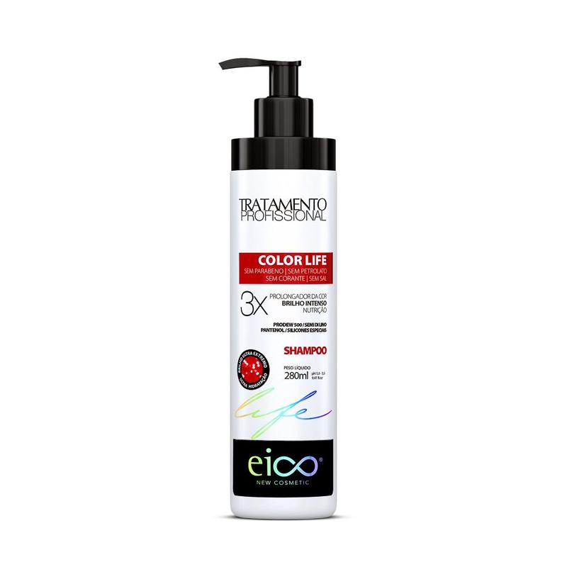 Eico Life Color Life - Shampoo 280ml - Shampoo - Magazine Luiza