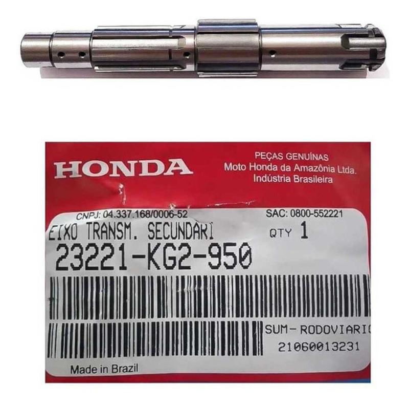 Eixo secundario titan 150 / fan 150 (2009 e/d) partida eletrica - 10393 ...