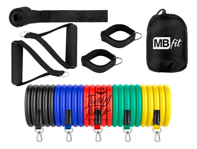 Elastico Academia Em Casa Exercicios Resistência Extensor - zhang ...