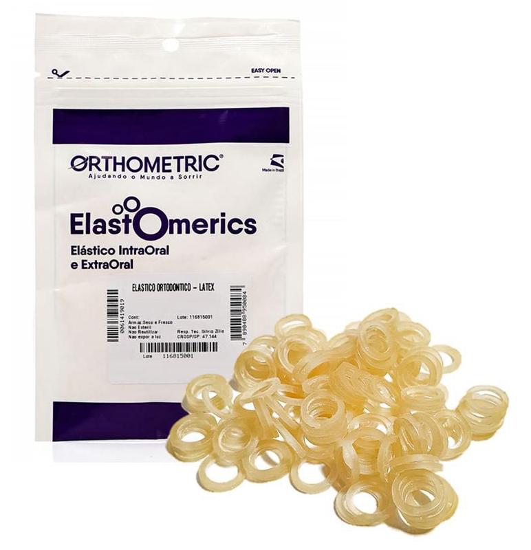 Elástico Ortodôntico Intraoral/Extraoral Orthometric Médio ...