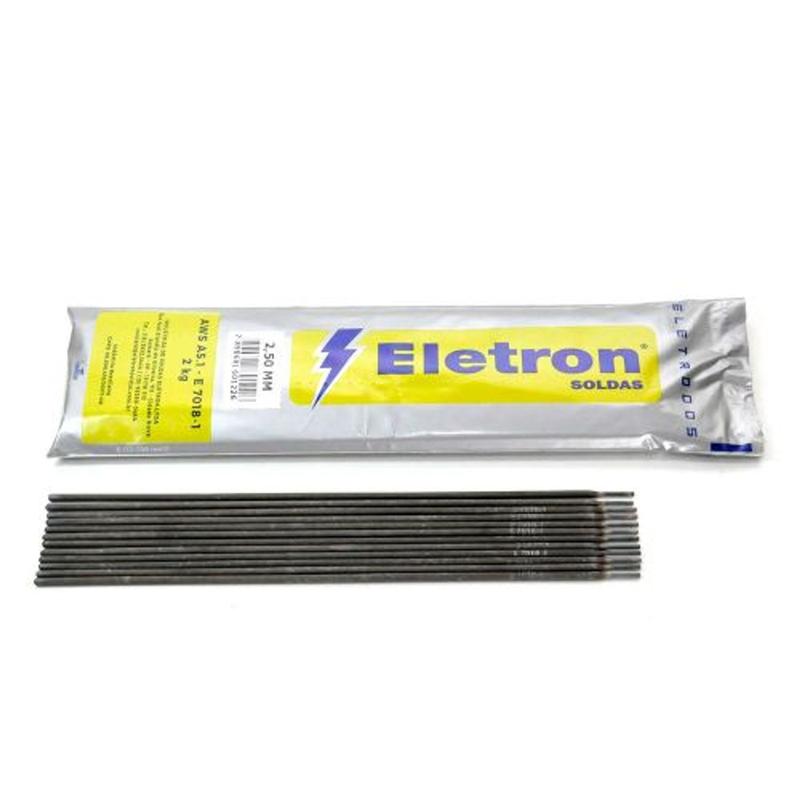 ELETRODO - ELETRON - E-7018 2,50x350mm 02kg - Eletrodo Hospitalar ...