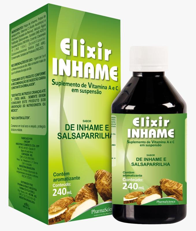 Elixir de Inhame 240 mL - Pharmascience Industria Farma - Legumes ...