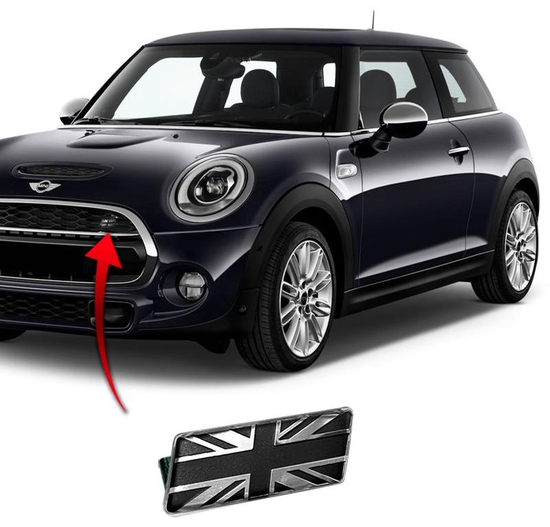 Emblema Alto Relevo Grade Inglaterra England Mini Copper Pto - Metalmax ...