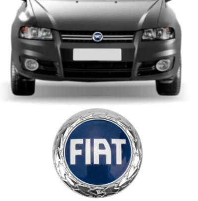 Emblema (fiat) stilo 03/08 cromado e azul grade frontal - UNIVERSAL ...