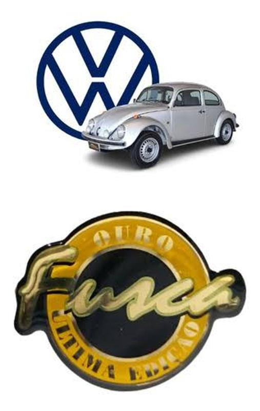 Emblema Fusca Série Ouro - Autoplast - Emblemas - Magazine Luiza
