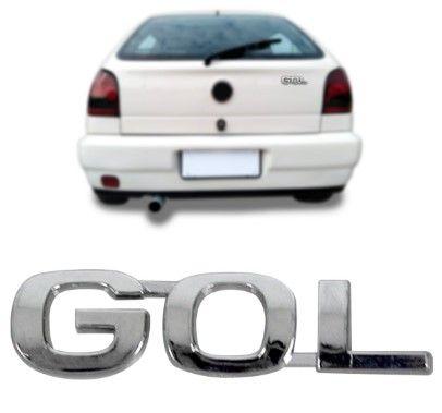 Emblema (gol) vw gol 96-98 cromado (letreiro) - CHG - Emblemas ...