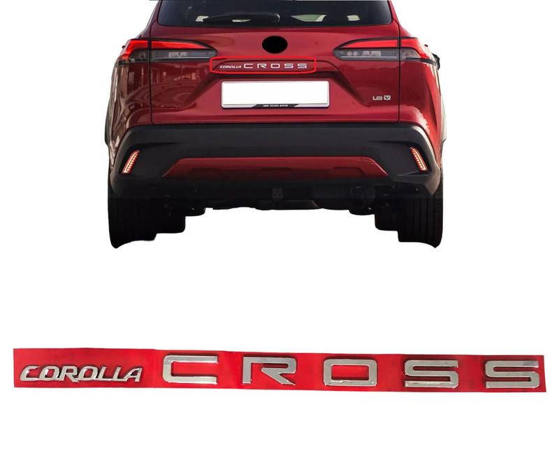 Emblema Letreiro Cromado Tampa Mala Corolla Cross 2022 2023 - Nacional ...