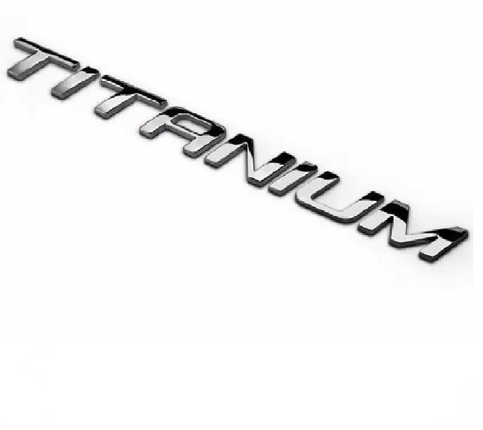 Emblema Logo Titanium Ford Fusion Edge Fiesta Focus Metal - Stickkar ...