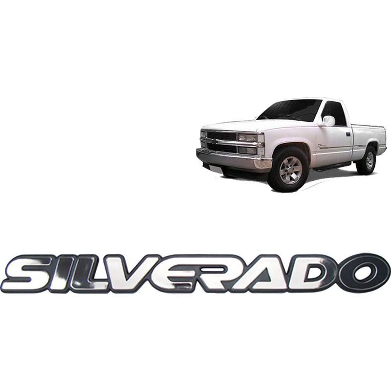 Emblema Silverado 1997 A 2001 Cinza - MARÇON EMBLEMAS - Emblemas ...