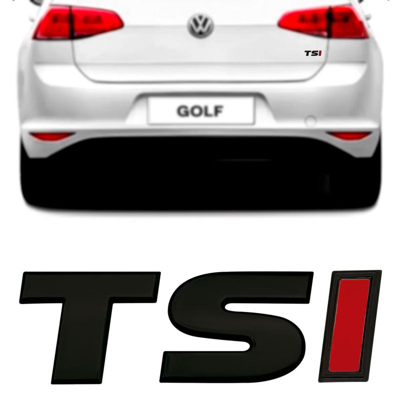 Emblema (tsi) vw golf tsi todos black piano com i vermelho - marcon ...