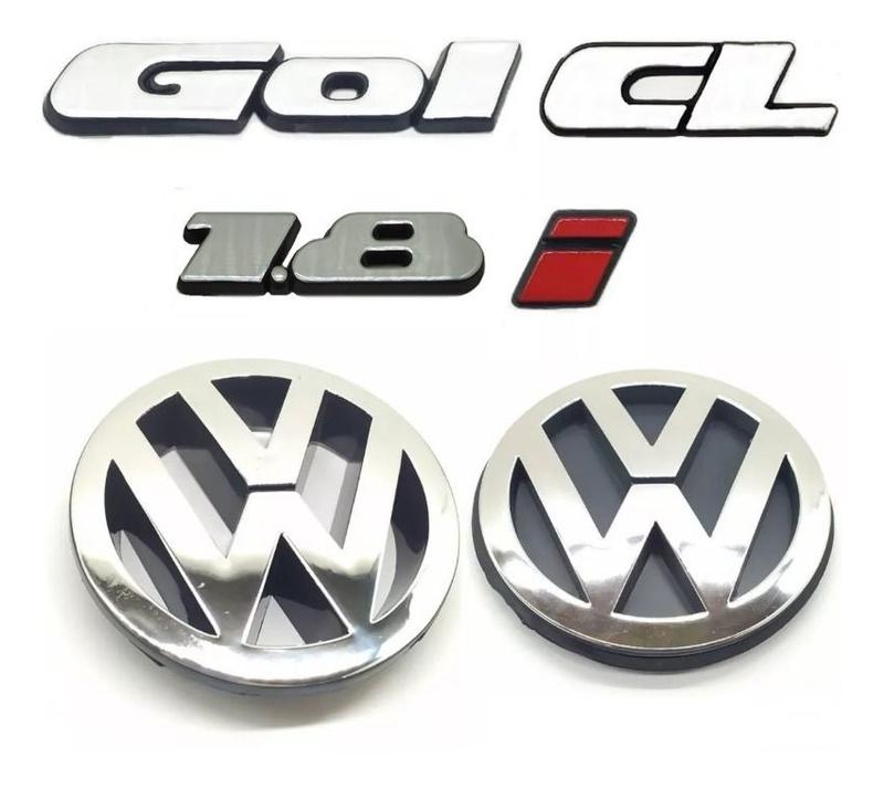 Emblemas Gol Cli 1.8 + Vw Mala - Bola G2 - Modelo Original - Volkswagen ...