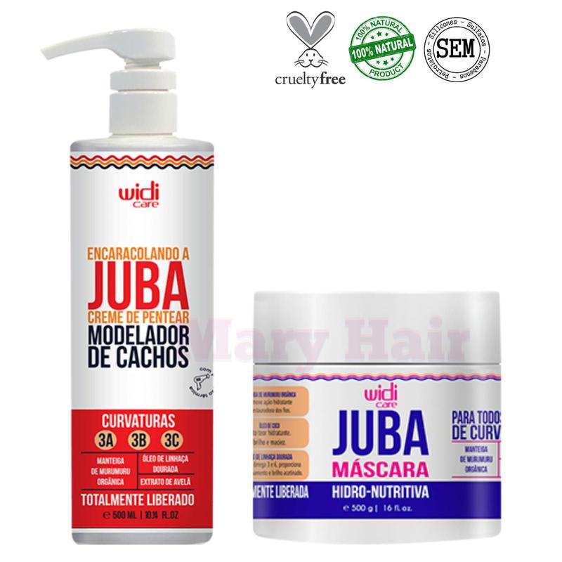 Encaracolando Juba + Máscara Hidro-nutritiva Juba Widi Care Original ...