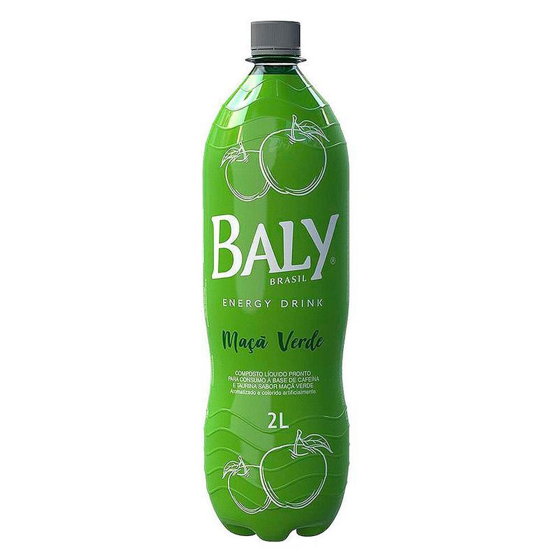 Energético Baly Maçã Verde Garrafa De 2 Litros - Bebida Energética ...