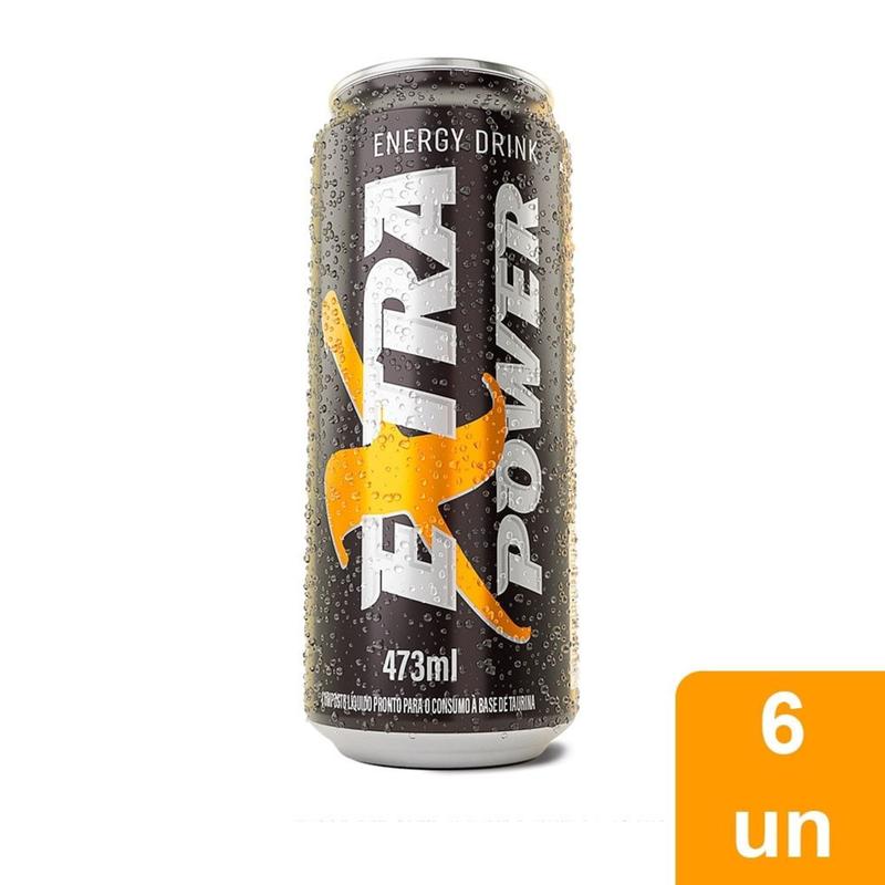 Energético Extra Power 473Ml. 24Un. - Energy Drink - Bebida Energética - Magazine Luiza