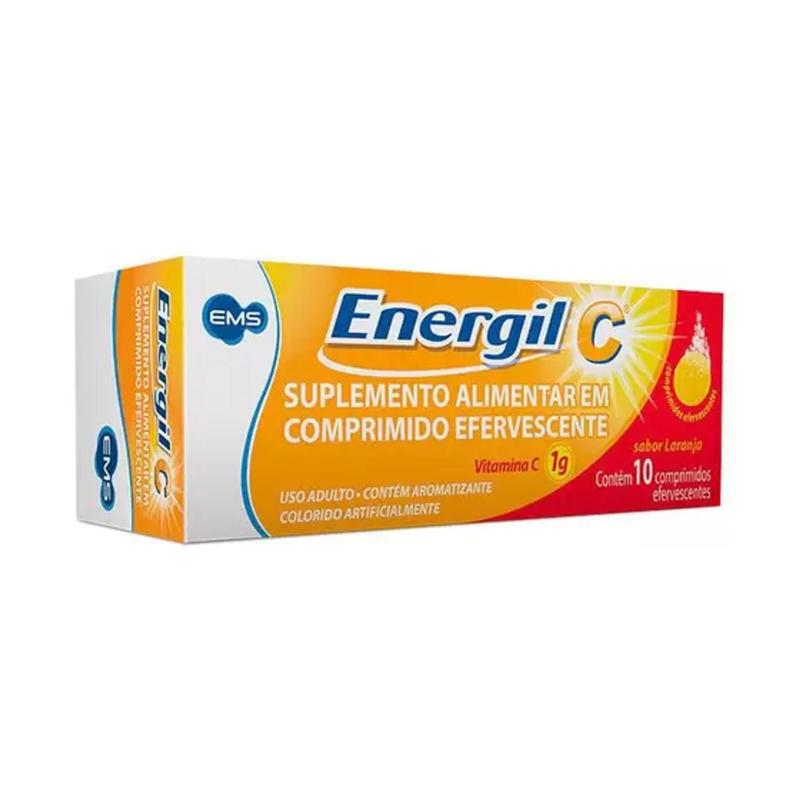 Energil C 1g 10 Comprimidos Efervescentes - Vitaminas A-Z - Magazine Luiza