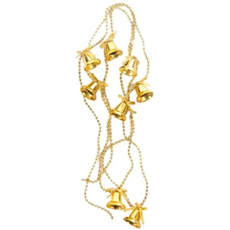 Enfeite de Natal Cordão de Sinos 2m x 3cm - Extra Festas - Enfeites ...