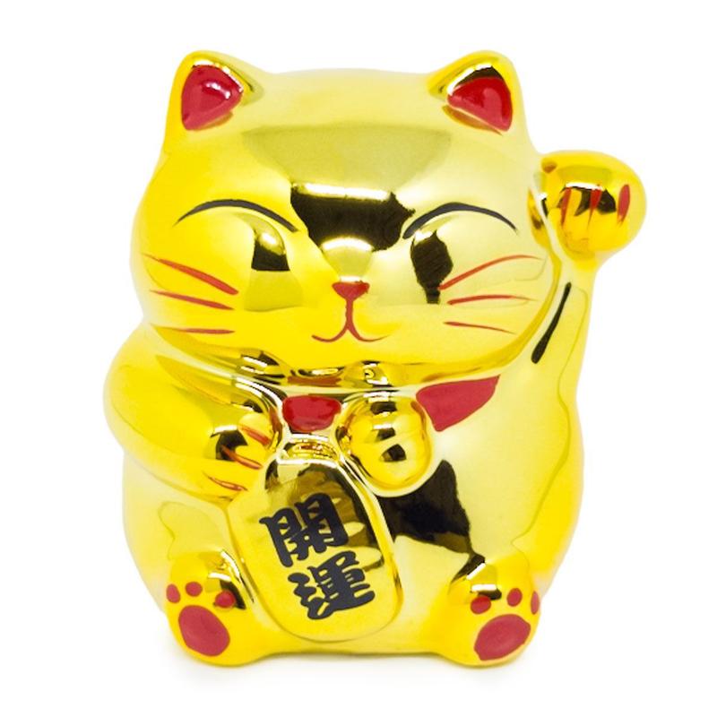 Enfeite Gato Da Sorte Maneki Neko Japonês Amuleto Sorte Fortuna Riqueza ...
