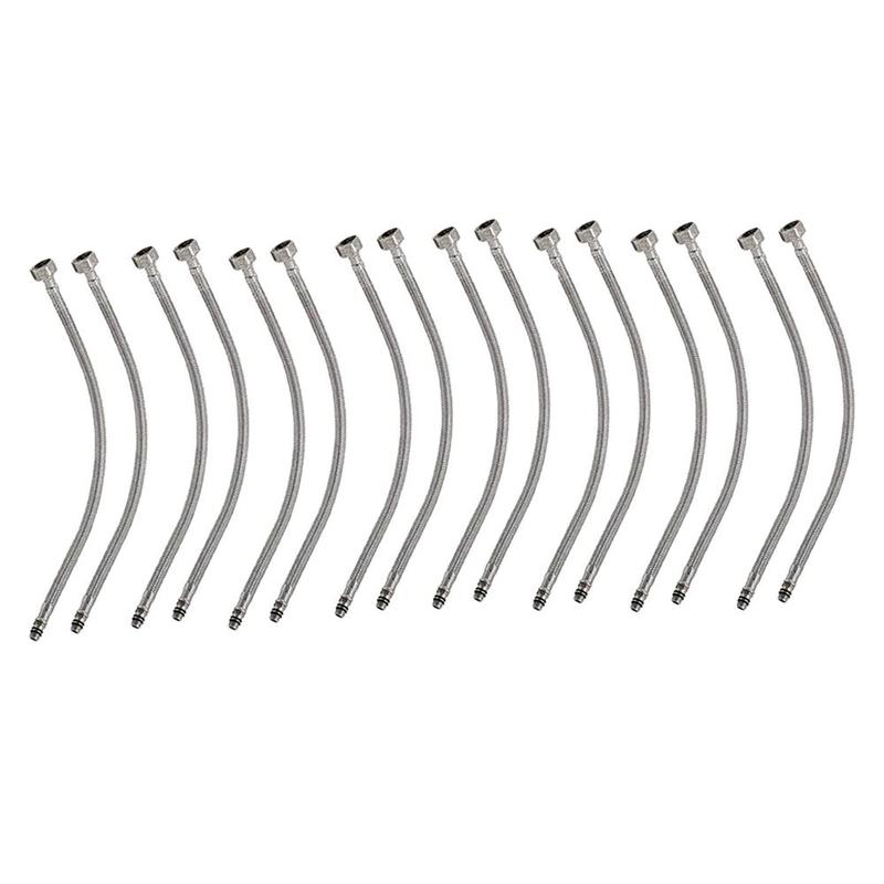 Engate Rabicho 80cm Monocomando Kit 8 Unidades Misturador Par Mangueira ...