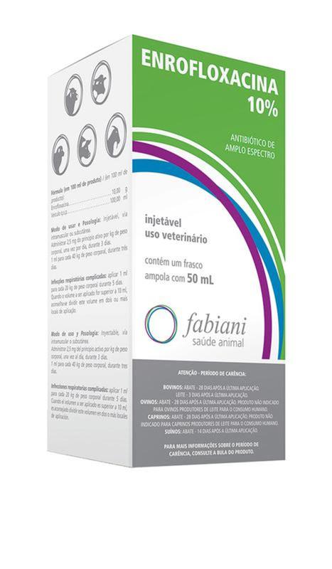 Enrofloxacina Injetável 50 ml Tortuga - Farmácia Pet - Magazine Luiza
